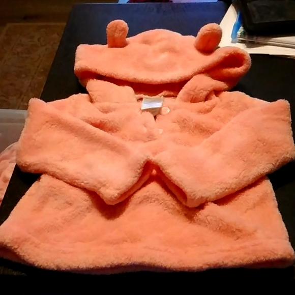 Little Beginnings | Jackets & Coats | Fluffy Pink Fleece Overhead ...